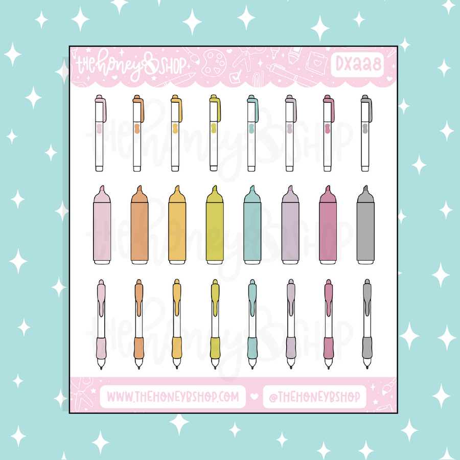 Stickers, Stationery, Planners & Accessories | TheHoneyBShop
