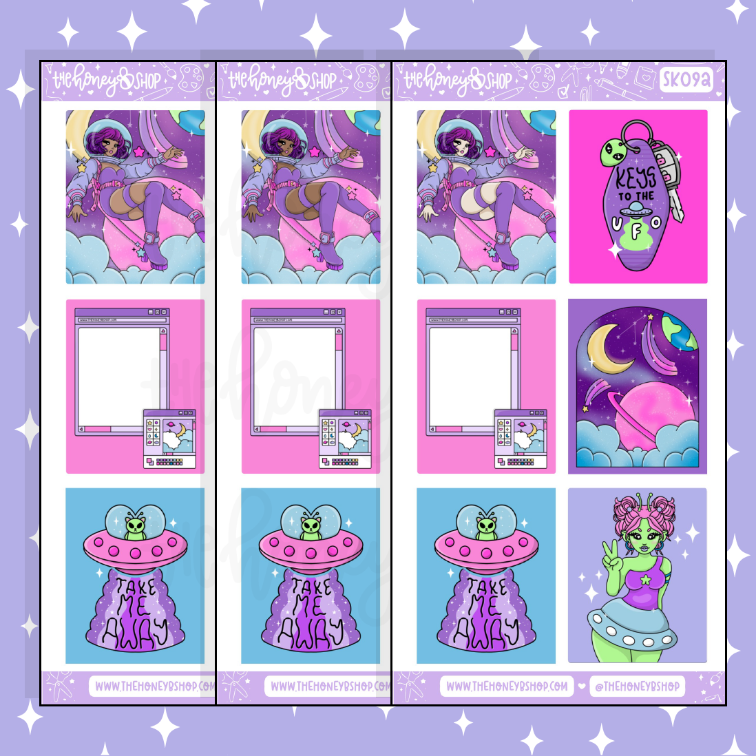 Supernova Full Boxes Doodle Sticker | A La Carte | Choose your Skin To ...