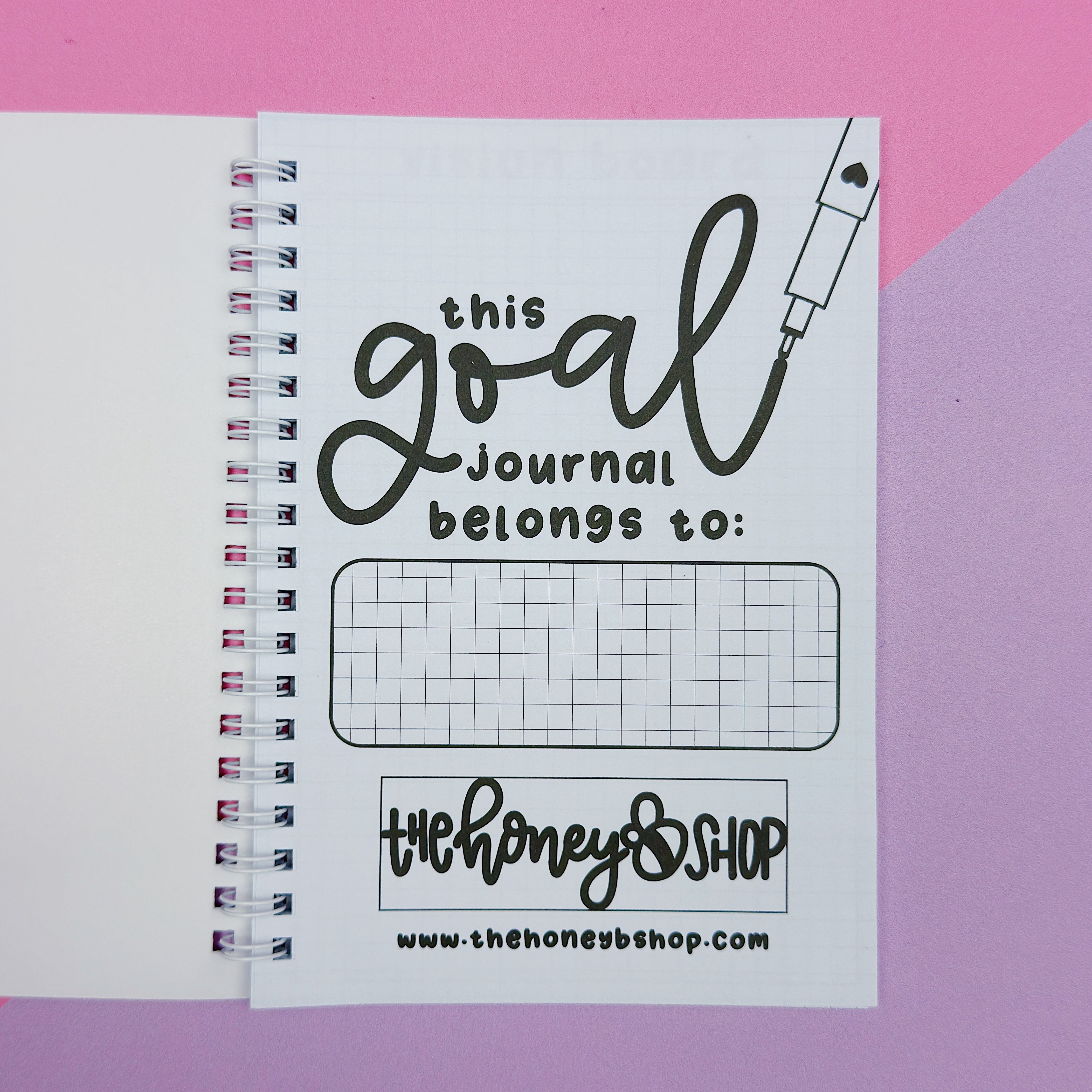 B6 Goal Journal Spiral Notebook | 5x7 Inches | Guided Goal Journal ...