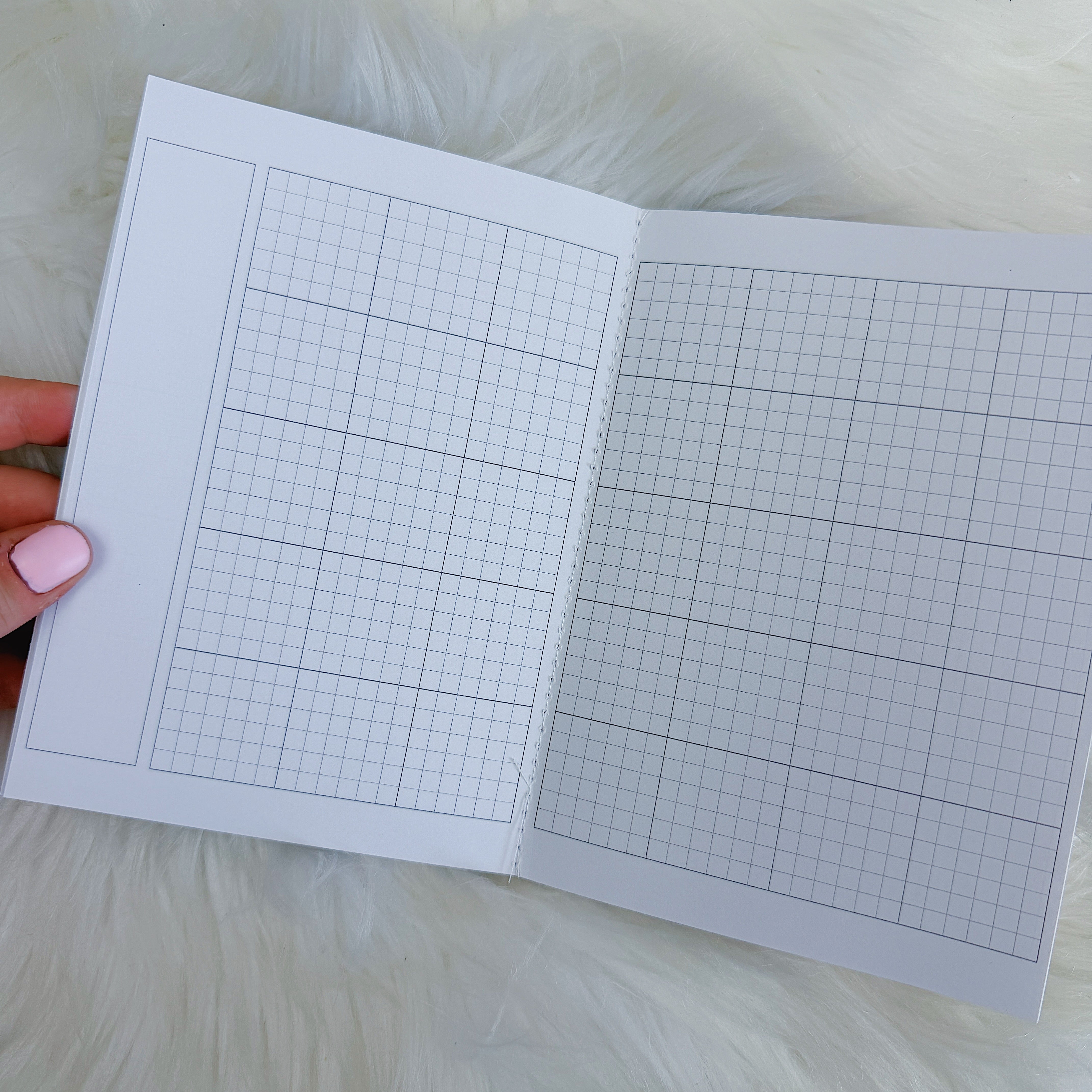 B6 Monthly Grid Insert Notebook | 5x7 Inches | 12 Months Inside ...