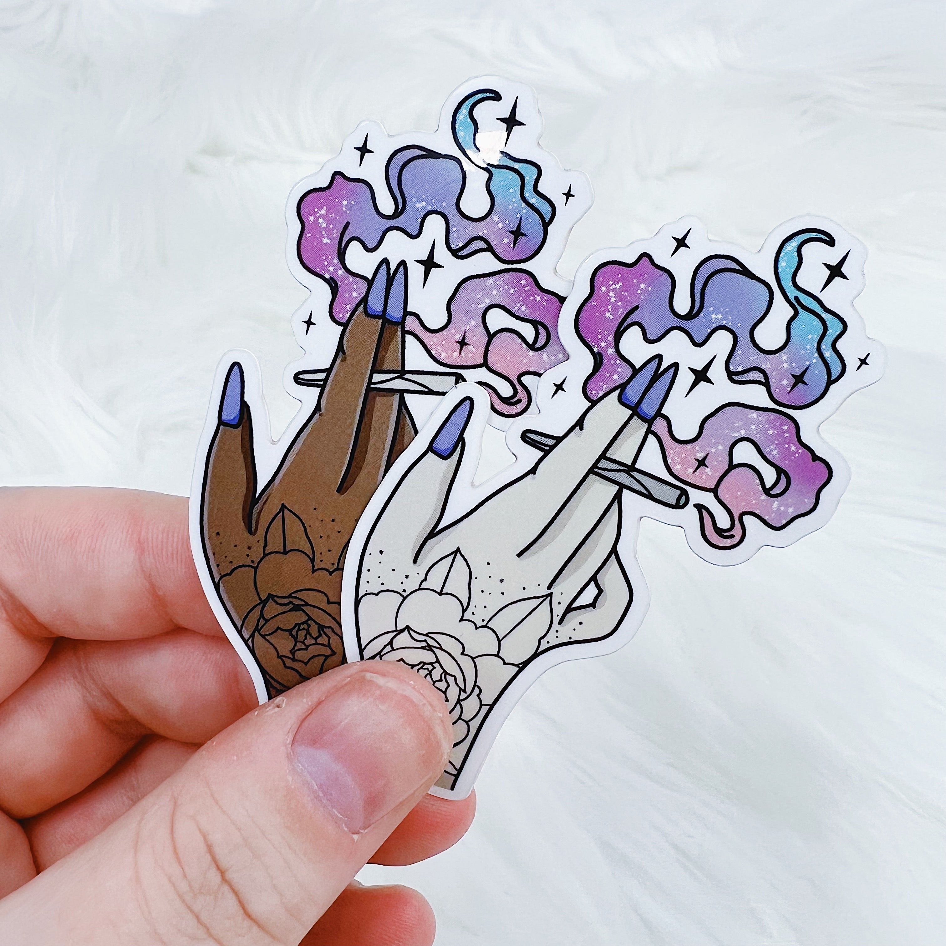 The Joint Hand Vinyl Sticker Die Cut | Choose your Skin Tone ...