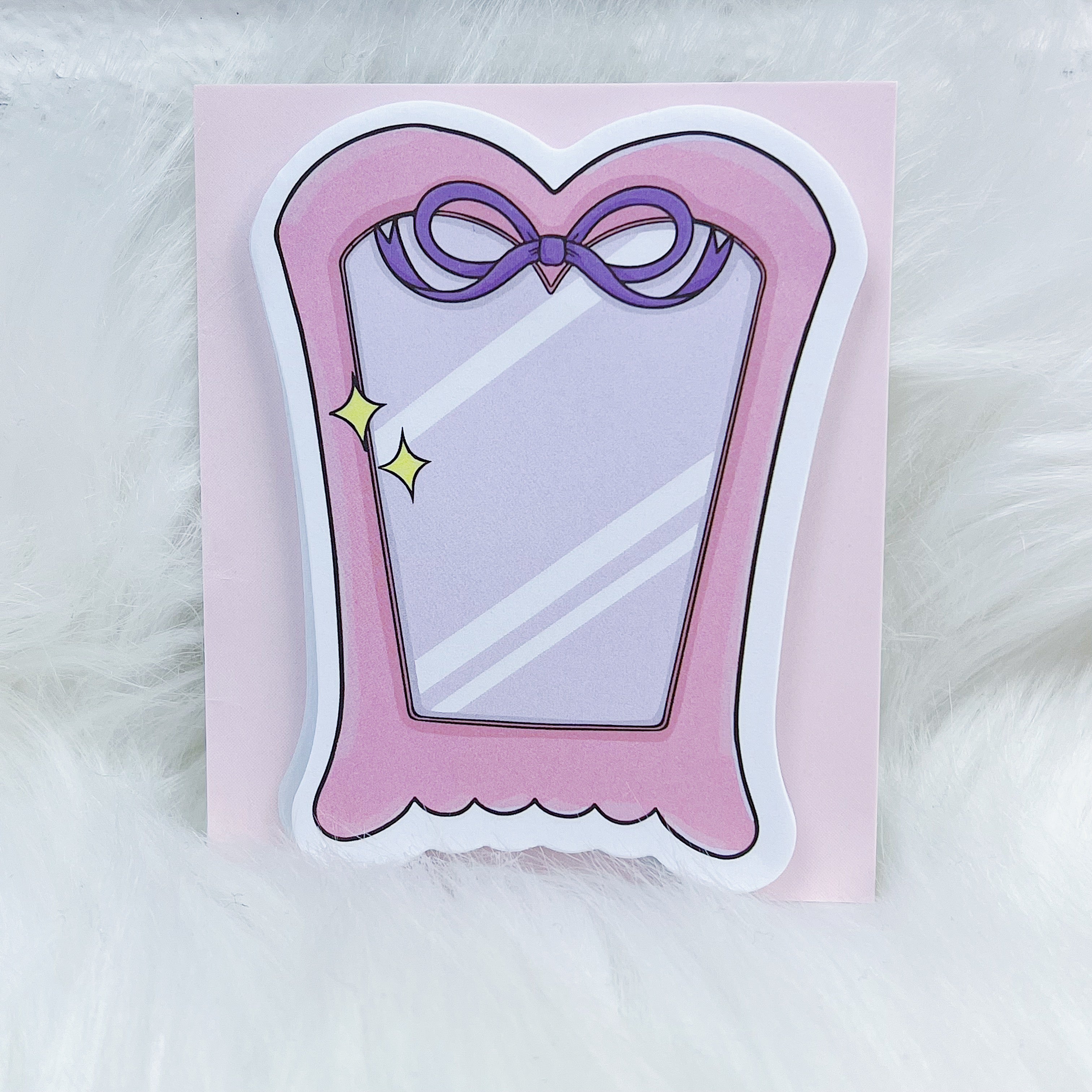 Moon Prism Mirror Die Cut Sticky Note – TheHoneyBShop